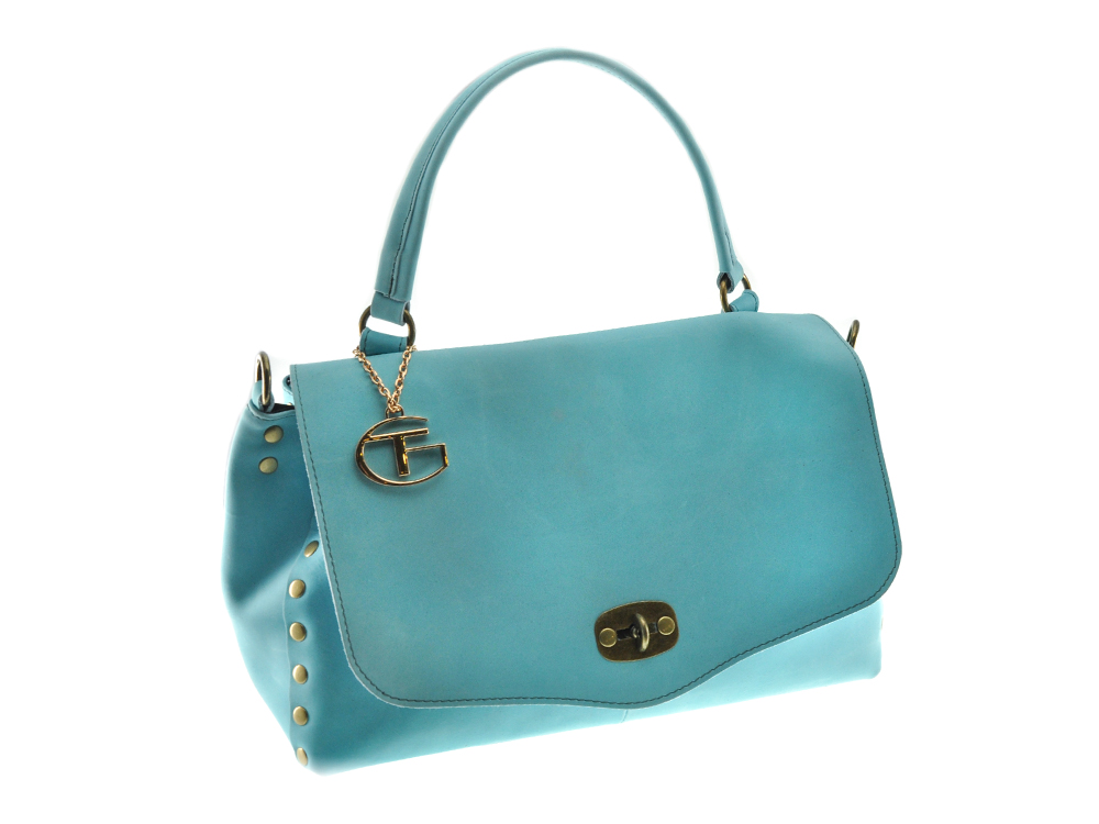 Light Blue Handbag | GT Tsangarakis